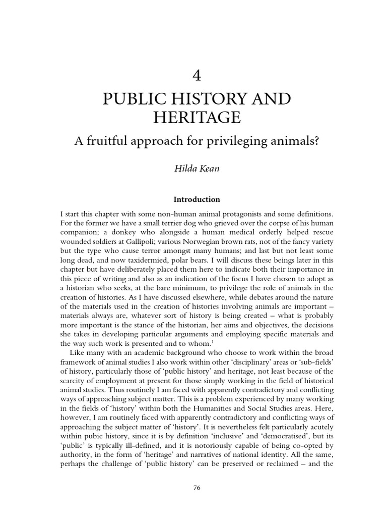 Public History and Heritage | PDF
