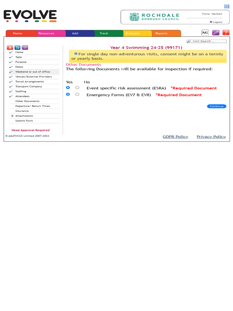 Visit Form - Visit Form | PDF