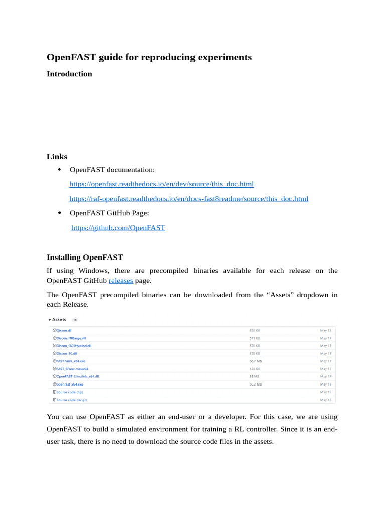 Manual OpenFAST | PDF