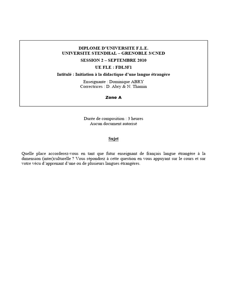 1110_Sujet_Examen_1 | PDF