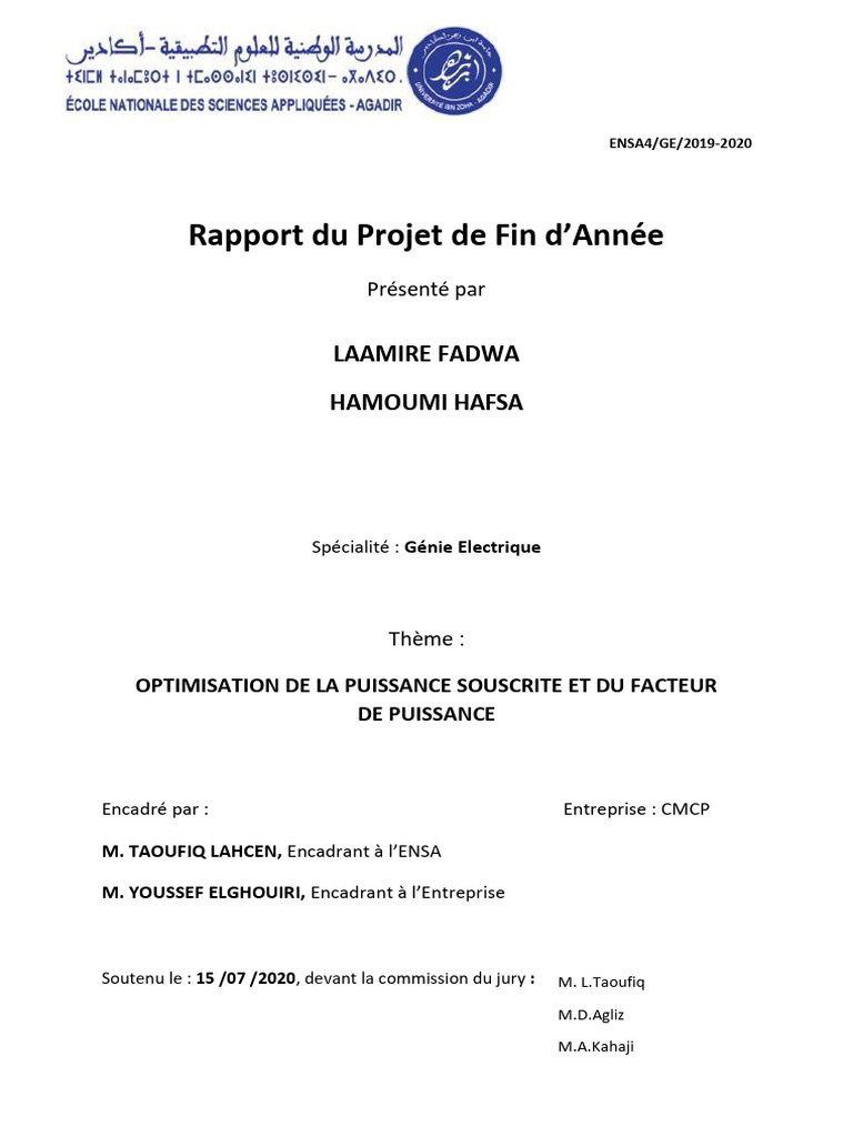 Rapport Pfa Final | PDF