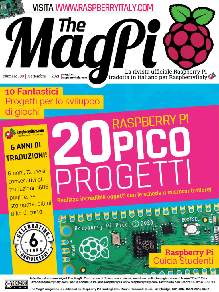 MagPi109-ITA-20 Progetti Raspberry Pi Pico-RaspberryItaly | PDF