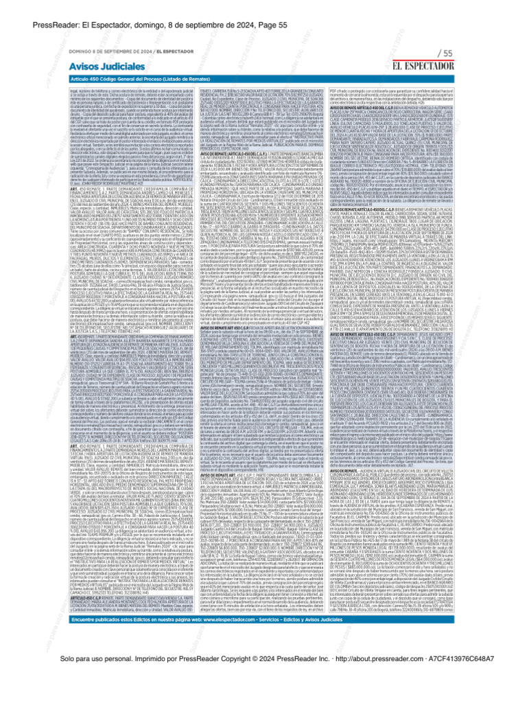 Pressreader: El Espectador, Domingo, 8 de Septiembre de 2024, Page 55 | PDF