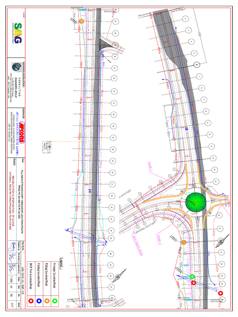Layout Plan of Swampy Cut Fill and DCP Segment 12 | PDF