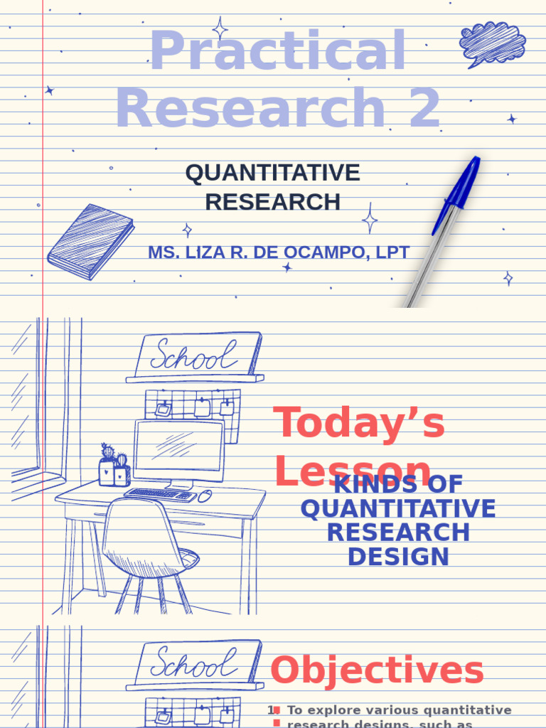 Quantitative Research Designs | PDF Quantitative Research Designs | PDF