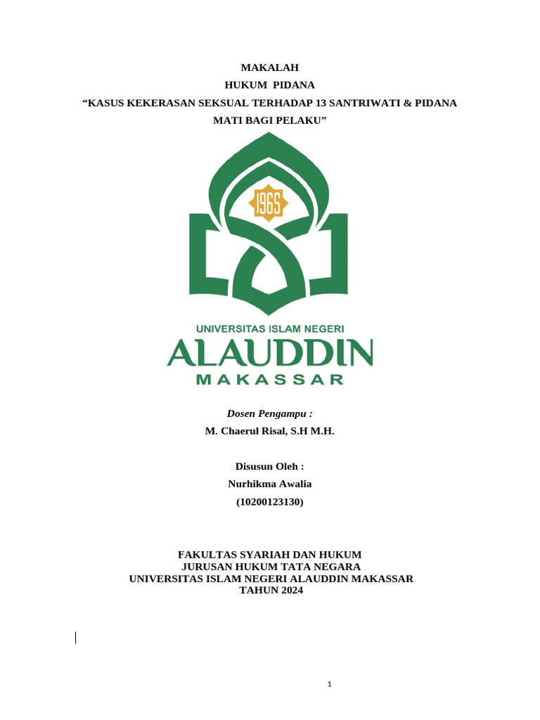 Makalah HP Aliya | PDF