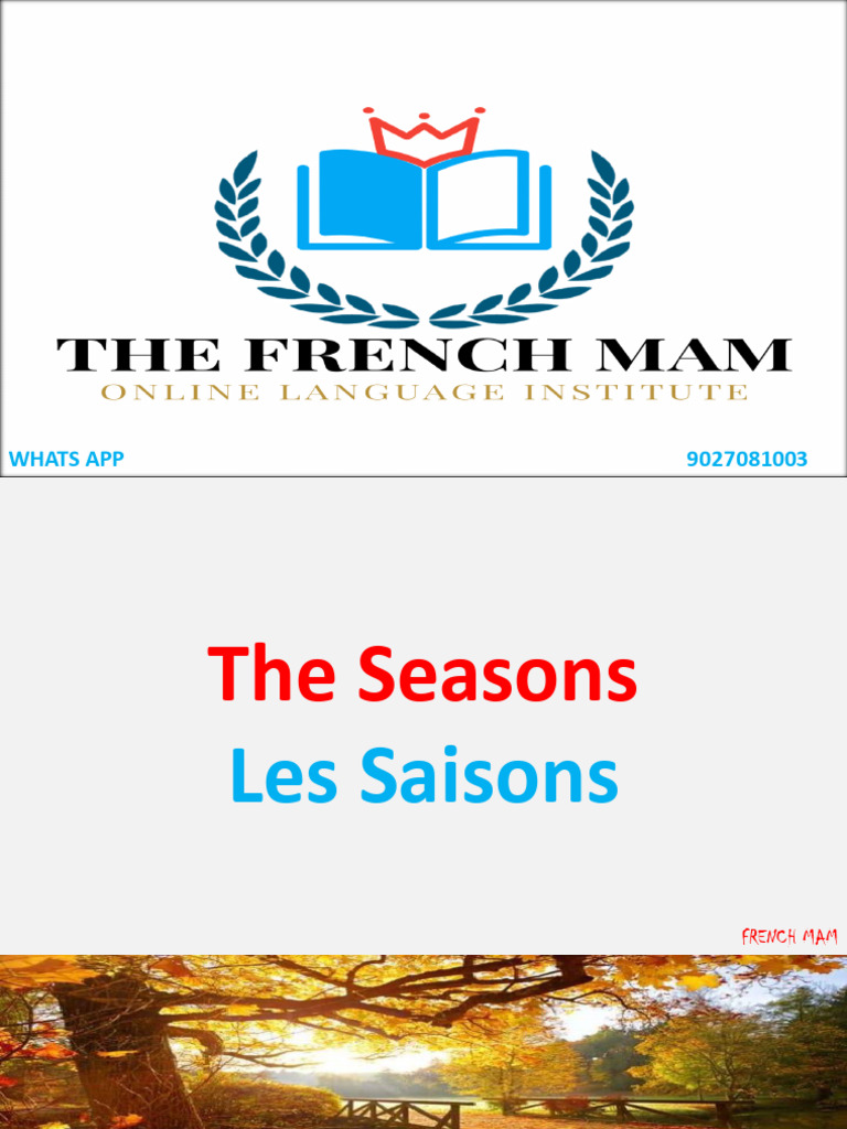 French Seasons | PDF