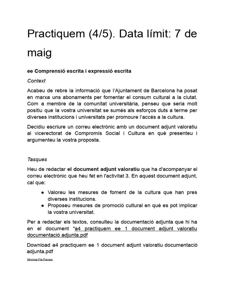 Activitat Document Adjunt | PDF