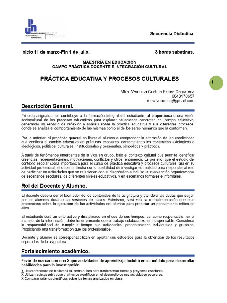 Secuencia Didactica Practicas Culturales De Puebla A Guadalajara