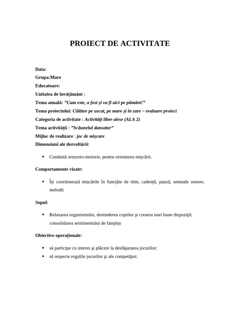 Ala 2 Inspectie | PDF