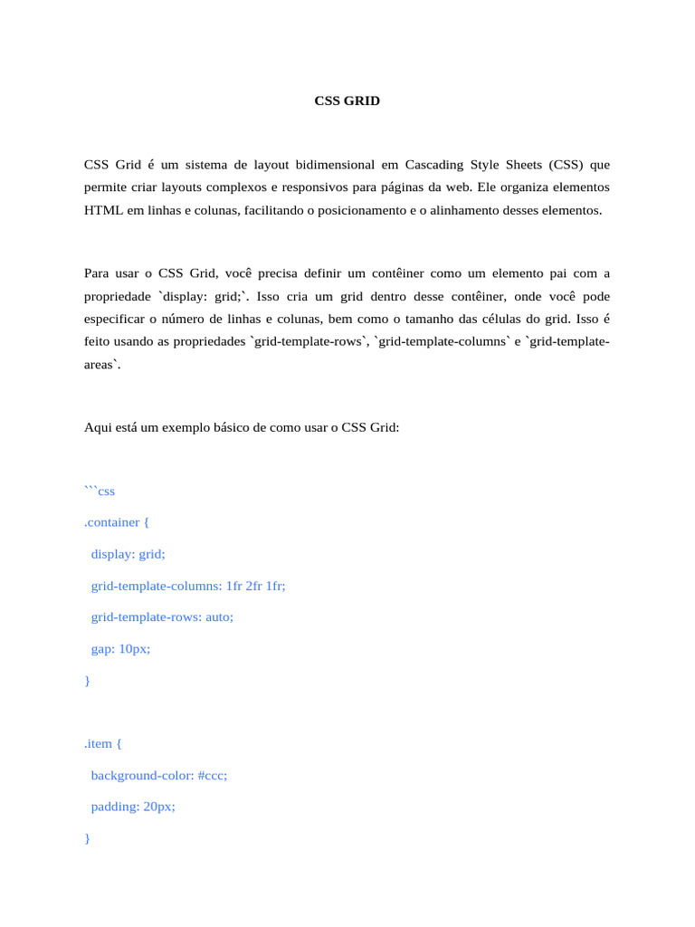 CSS Grid | PDF