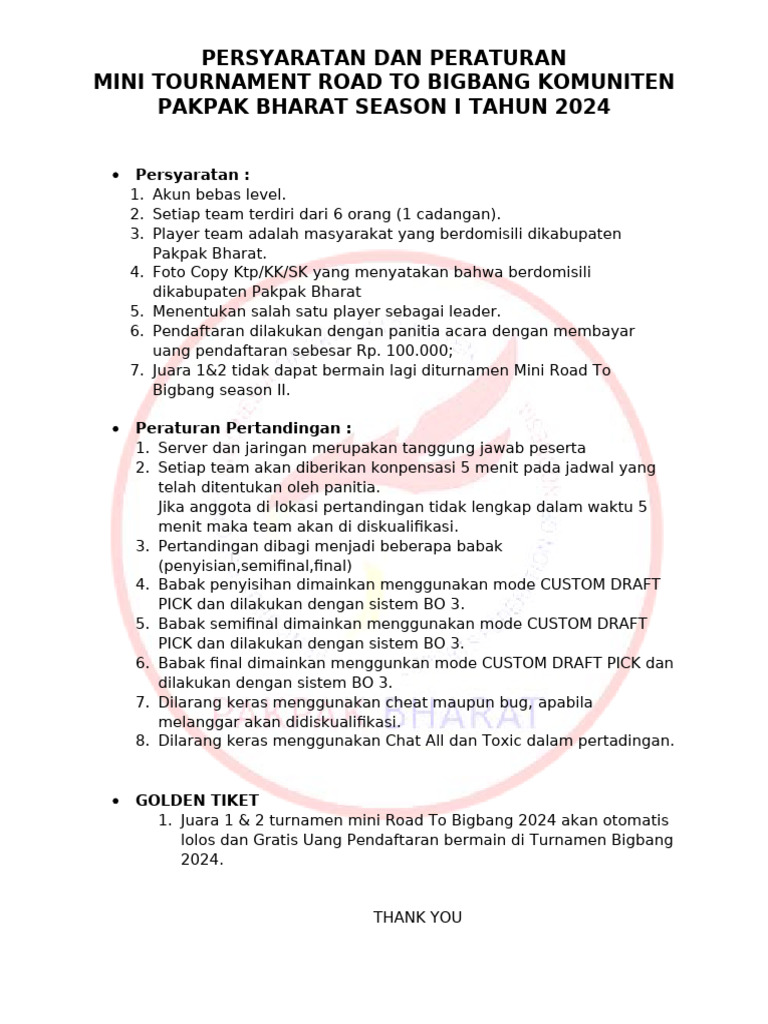 TM Road To Bigbang Season I | PDF