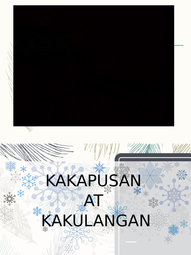 Kakapusan at Kakulangan | PDF