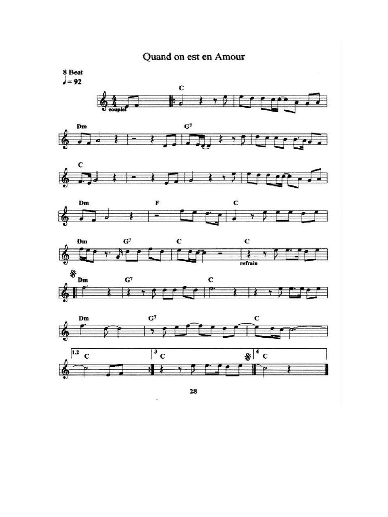 Quand on Est en Amour | PDF