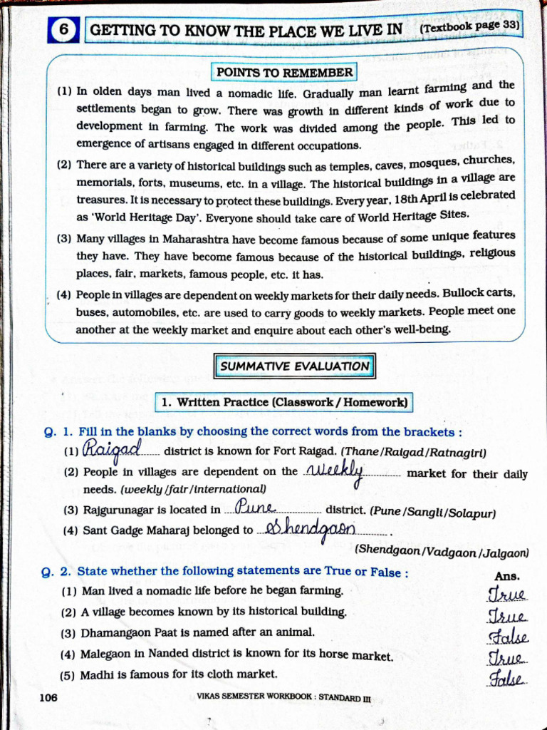 3rd Evs Lesson 6 | PDF