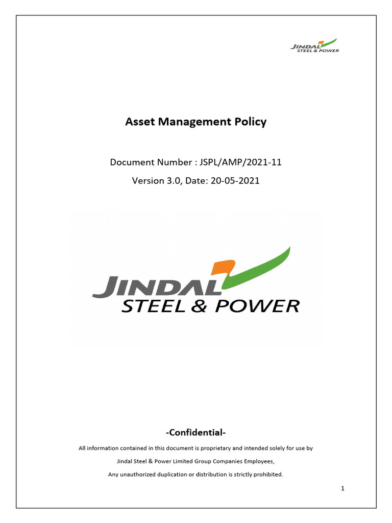 IT Asset Management Policy Overview | PDF | Security | Computer Security
