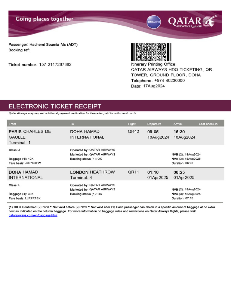 Your Electronic Receipt | PDF