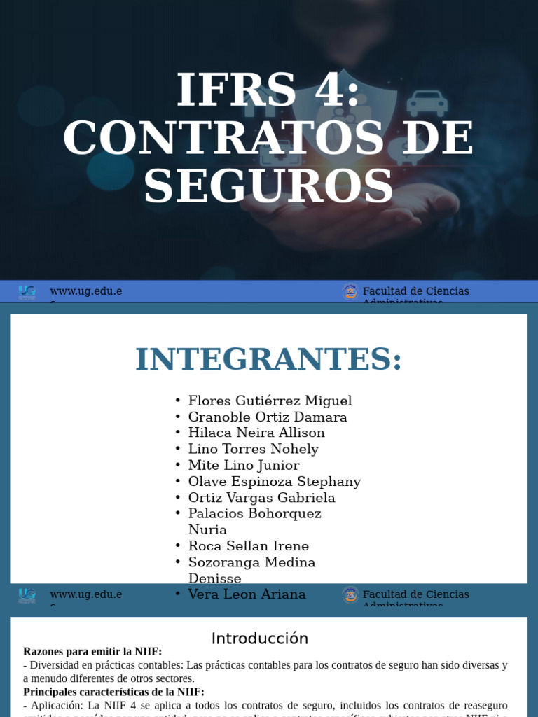 La IFRS Contratos de Seguros | PDF | Seguro | Reaseguro