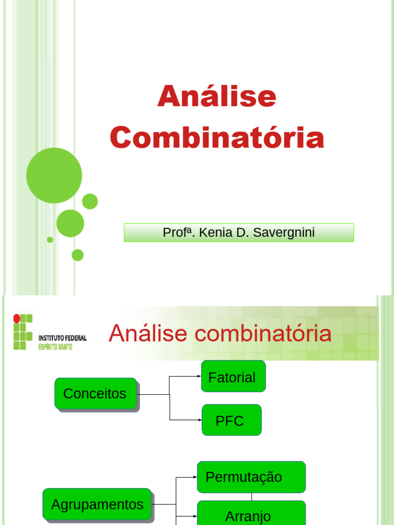 Análise Combinatória Completo | PDF