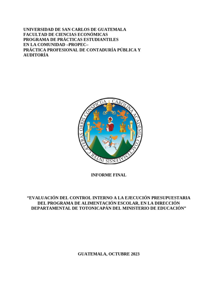 Dideduc - Totonicapan - Informe - Final - Propec - Grupo - 15 Unificado ... Dideduc - Totonicapan - Informe - Final - Propec - Grupo - 15 Unificado ...