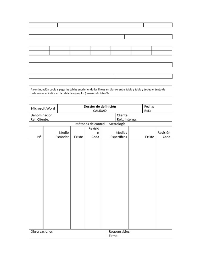 TABLAS Ejemplo | PDF