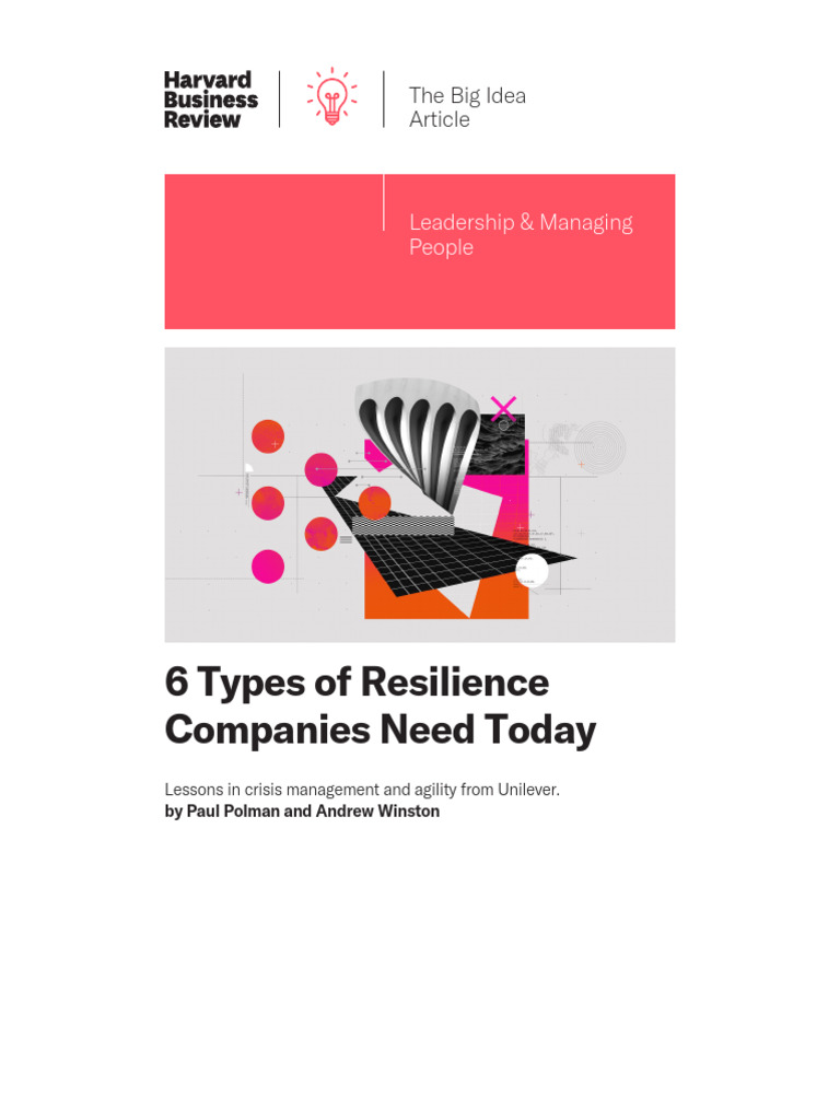 6 Types of Resilience | PDF