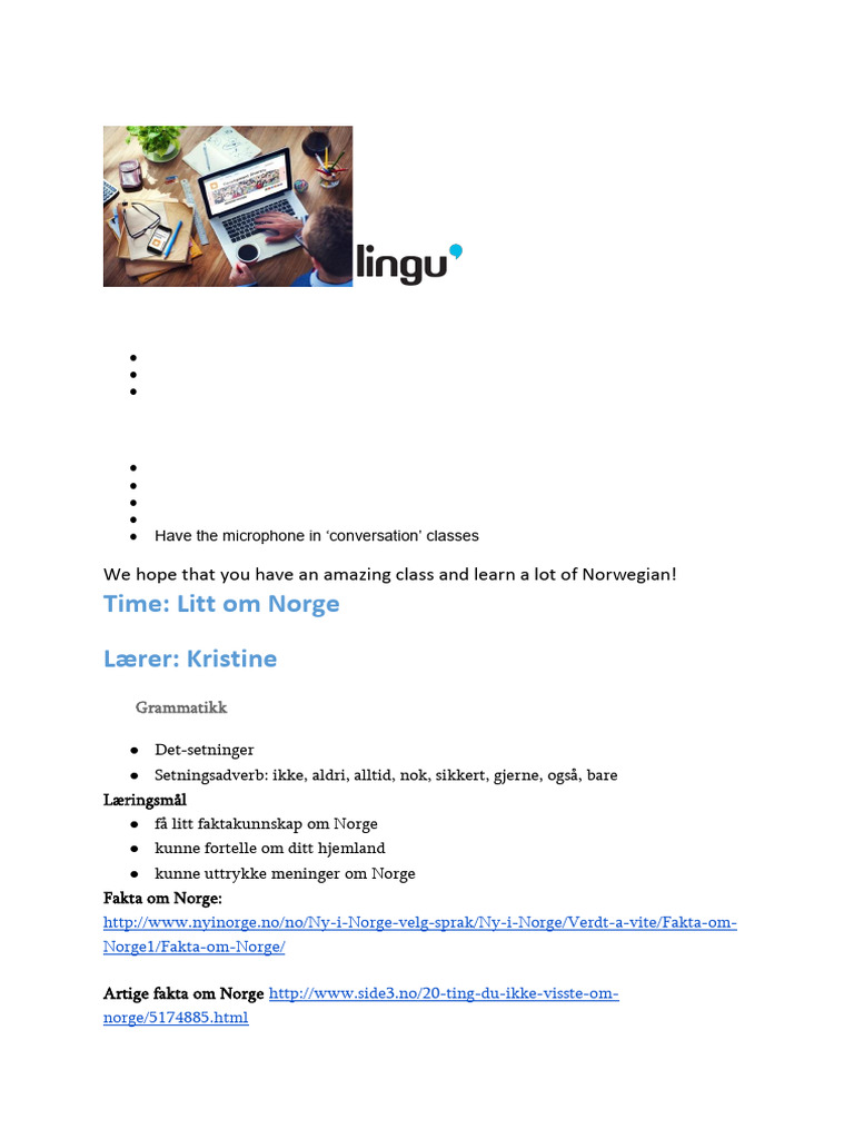 Litt Om Norge REV | PDF