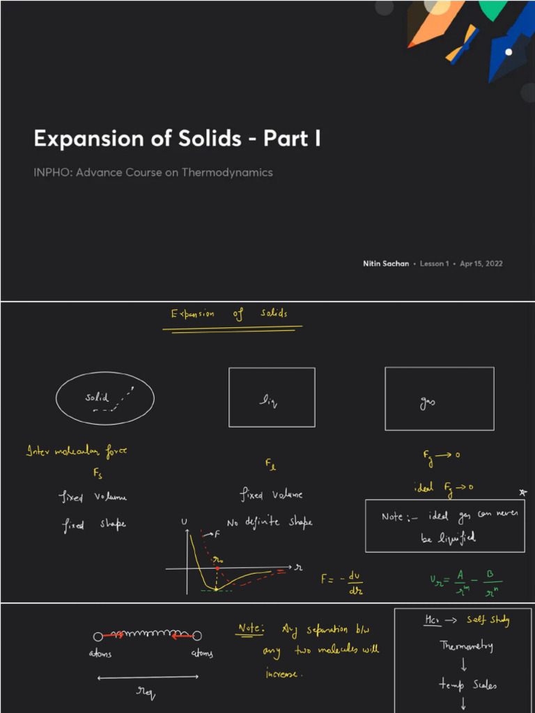 Thermodynamics INPHO 2023 | PDF