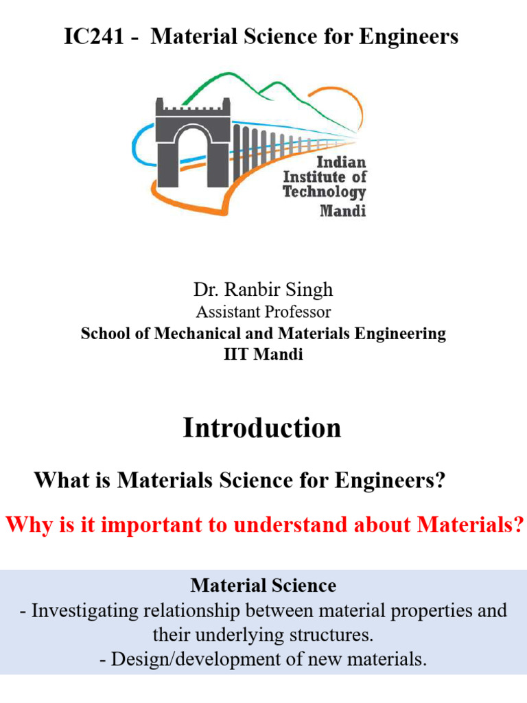Class - 1 - Course Introduction | PDF