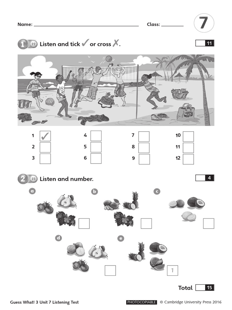 U7 Unit Test Pdf