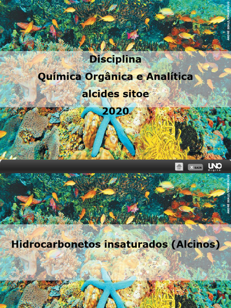 AT4 Hidrocarbonetos Alcinos | PDF