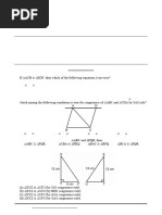 Maths Class Ix Chapter 05-06-07 and 08 Practice Paper 10 | PDF | Rectangle | Euclid