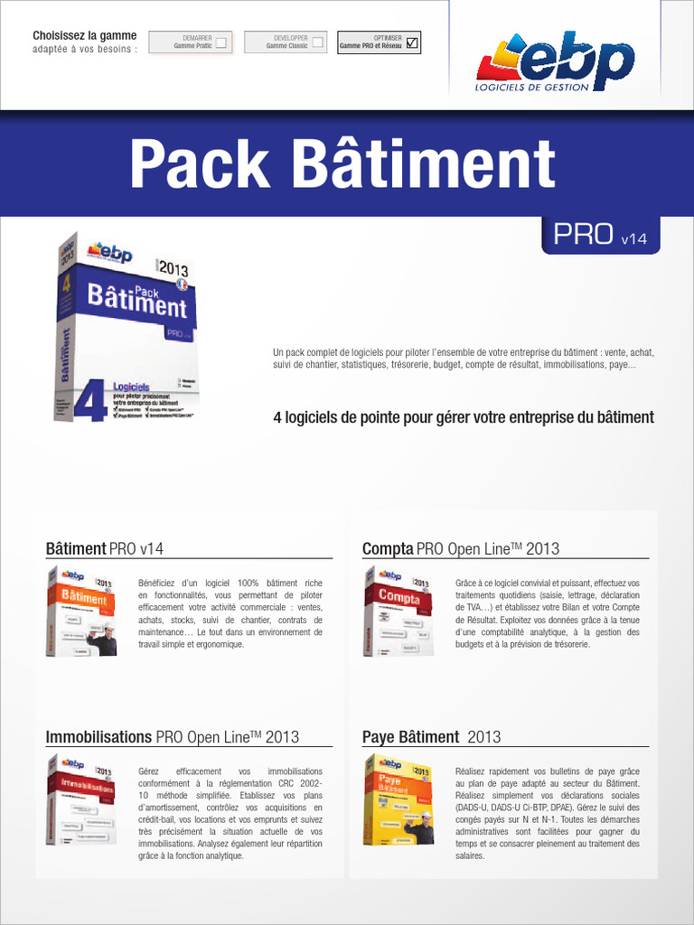 ebp-logiciel-pack-batiment-pro-2013 | PDF
