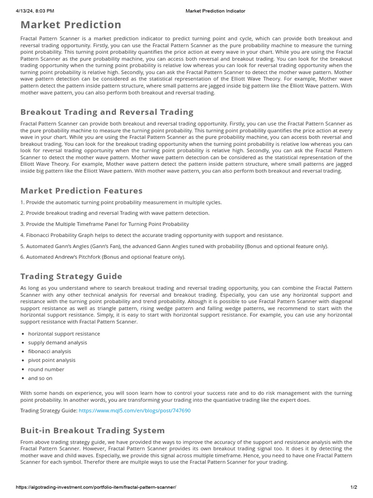 Fractal Pattern Scanner Guide | PDF | Probability | Fractal