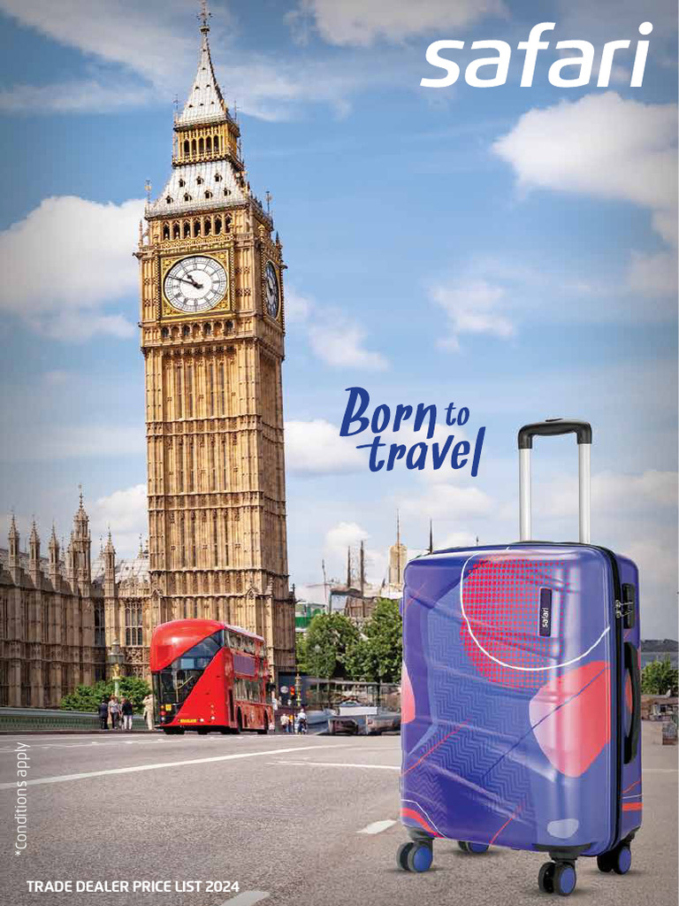 Safari Trade Price List 2023 - 24 Dealer Exclusive | PDF