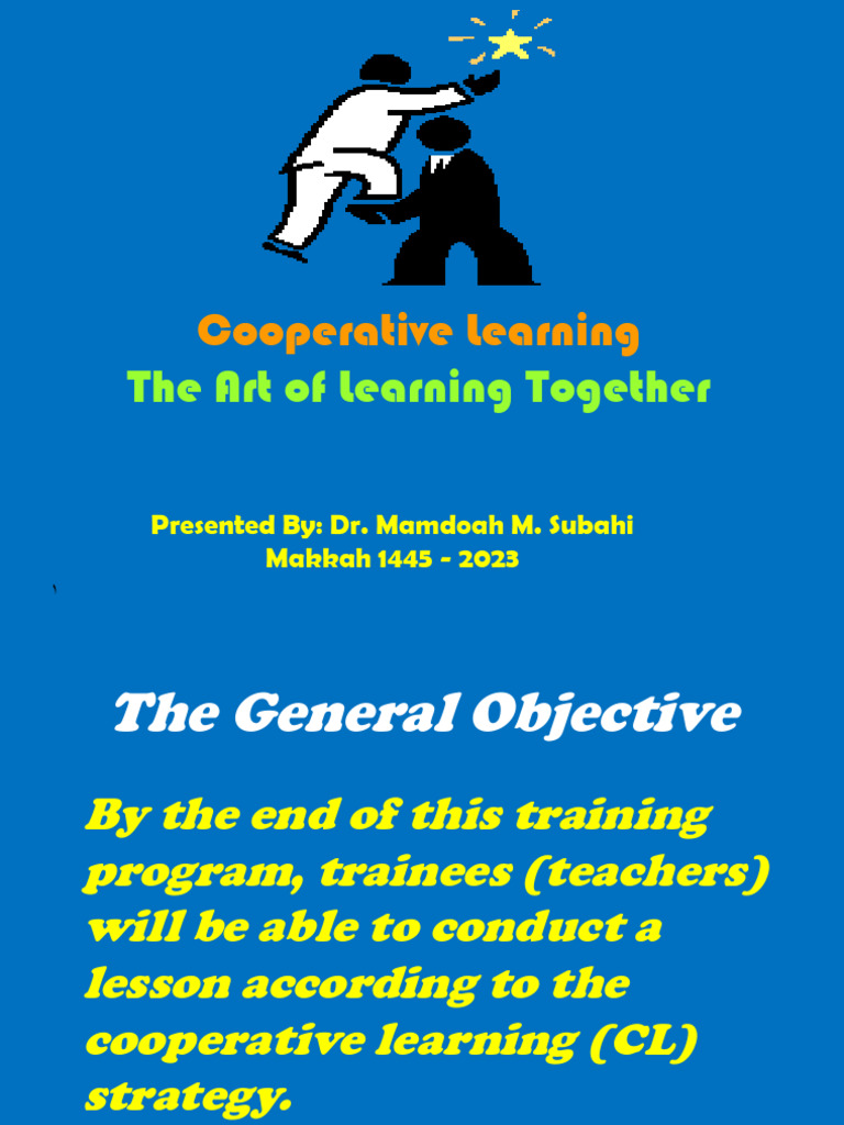 Cooperative Learning 1 by Dr. Subahi معدل | PDF