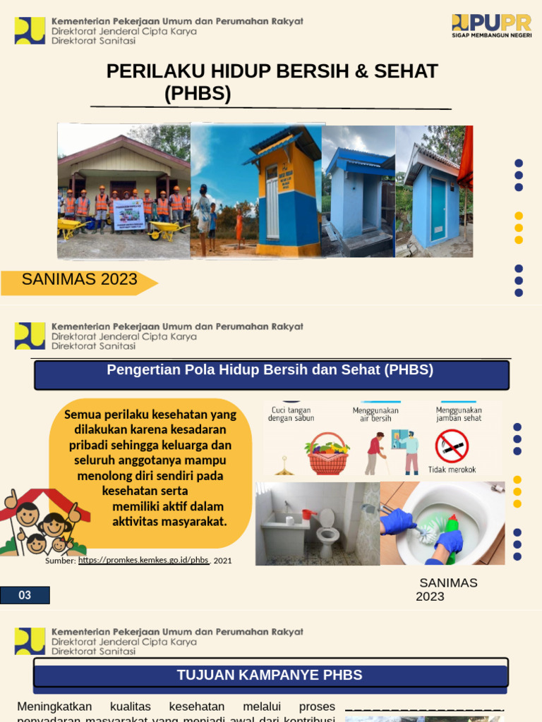 PHBS SANIMAS 2023 | PDF