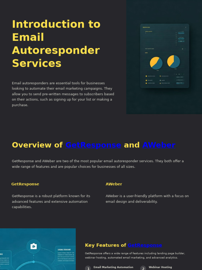 Introduction To Email Autoresponder Services | PDF | Usability | Analytics
