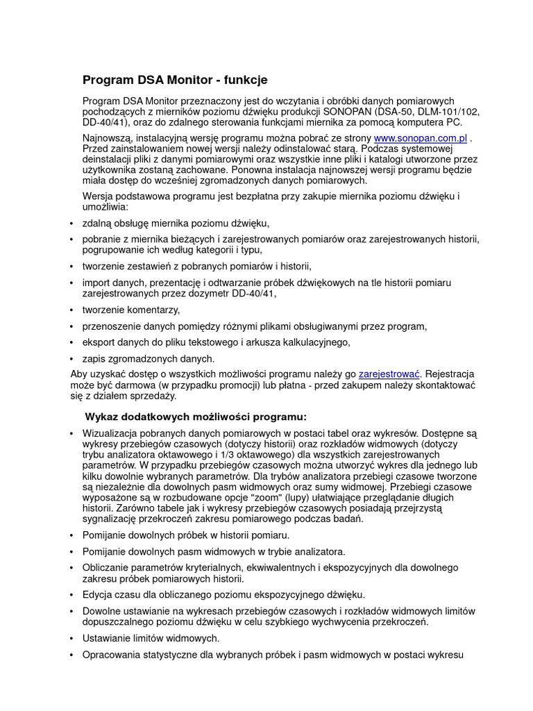 Peugeot 508 DSA Monitor - Opis Funkcji Programu | PDF