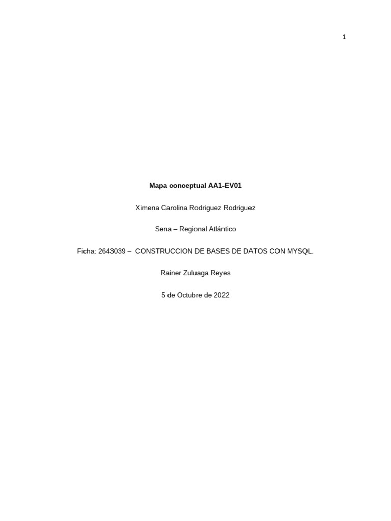 Mapa Conceptual AA1-EV01 | PDF