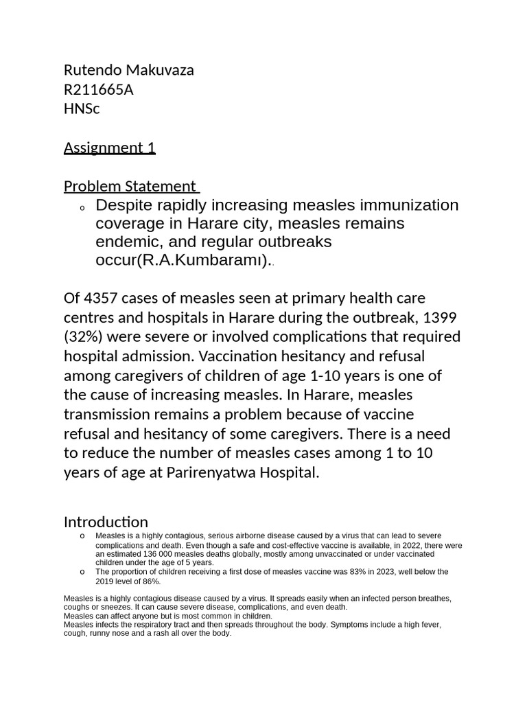 Rutendo Research | PDF