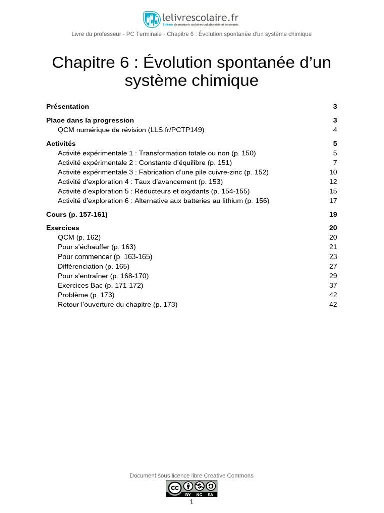 Lelivrescolaire LDP PCT Ch6 | PDF