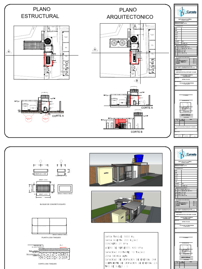 Plano Arq-Est - Losa Tanques - Cargill Cavasa - 12-07-2021 | PDF
