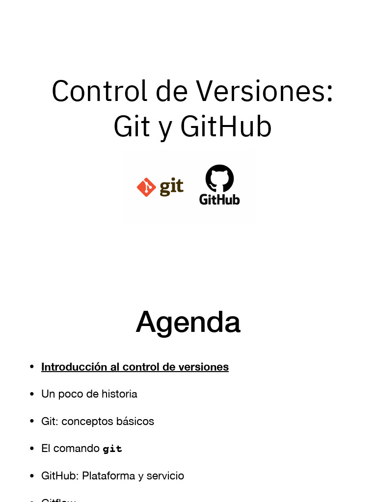 Control de Versiones - Git y GitHub - Curso 22-23 | PDF | Control de ...