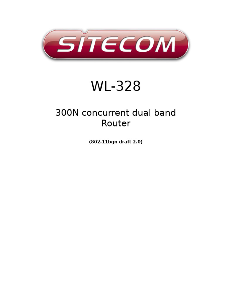 Sitecom Full-Manual | PDF