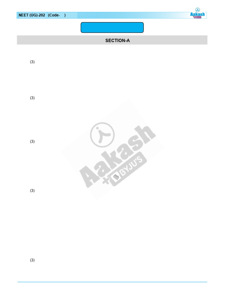 Biology Code E5 | PDF