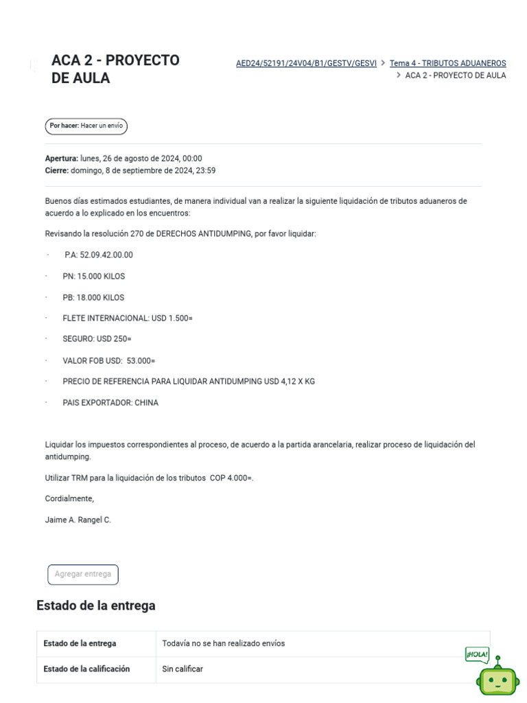 AED24 52191 24V04 B1 GESTV GESVI ACA 2 - PROYECTO DE AULA Cdigital | PDF