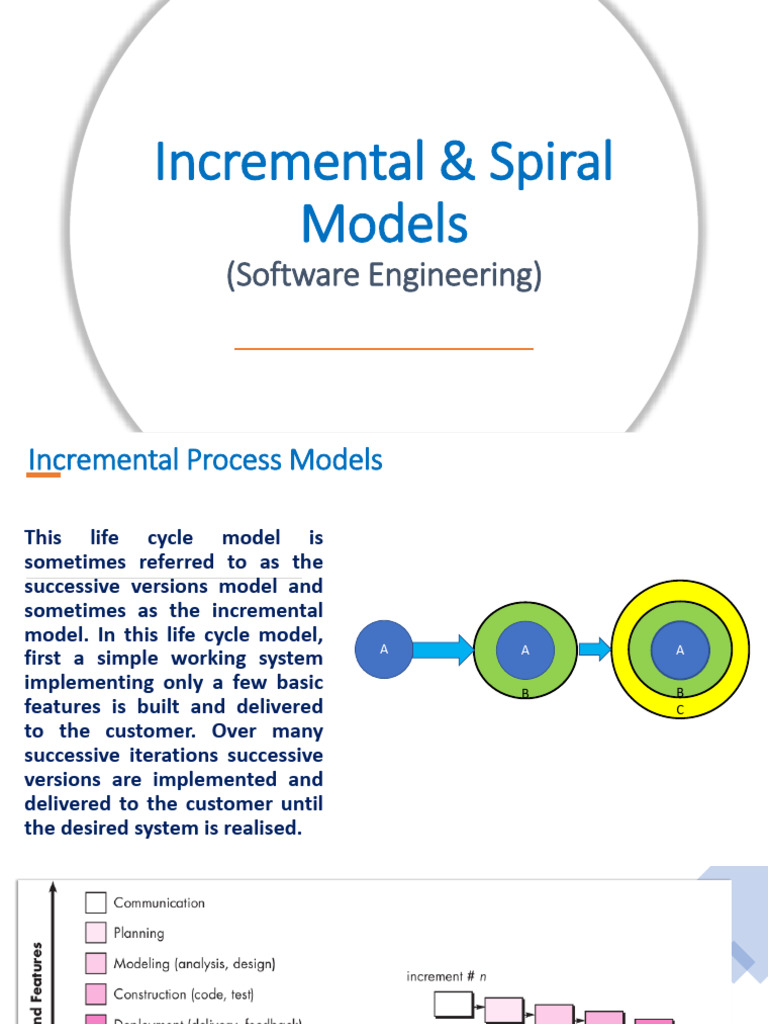 Incremental vs. Spiral Model in Software | PDF | Technology & Engineering