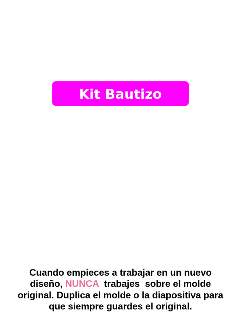 Kit Bautizo 2 | PDF