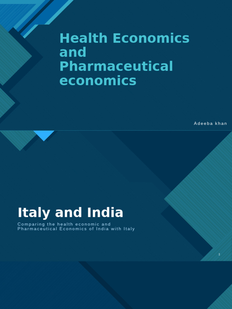 Health Economics and Pharmaceutical Economics | PDF